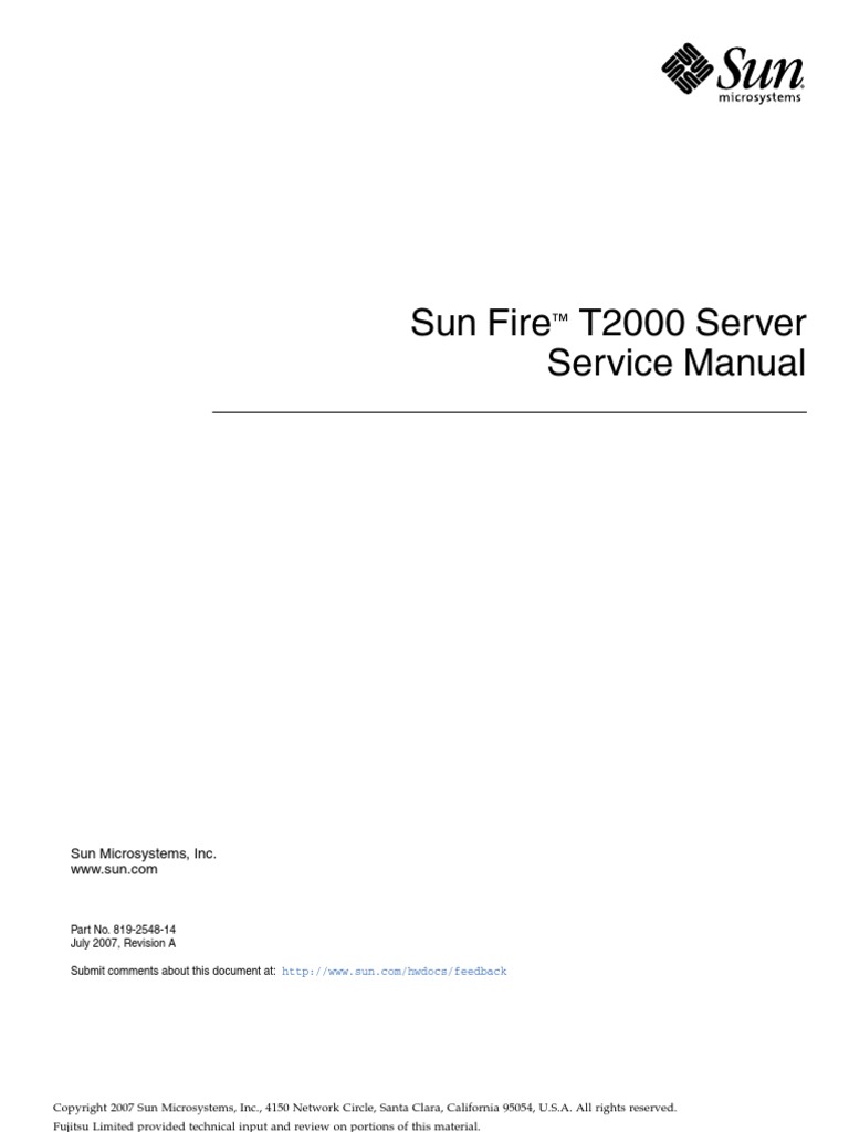 T2000 Service Manual | PDF | Digital Technology | Computer Hardware