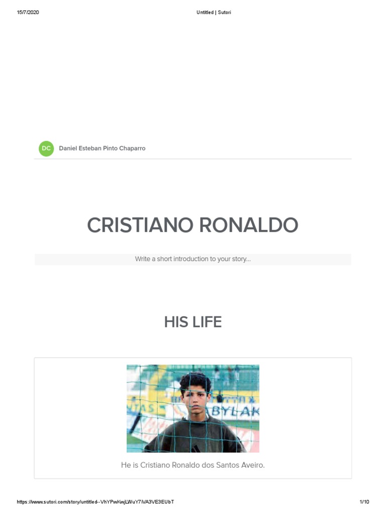 The Rise of Cristiano Ronaldo: A Biography of his Life, Career and ...