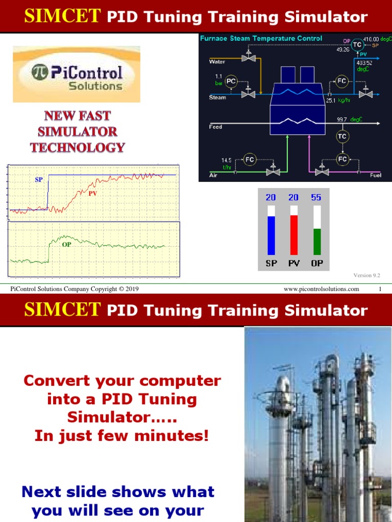 SIMCET PID Tuning Training Simulator 2019 | PDF | Simulation | Programmable Logic Controller