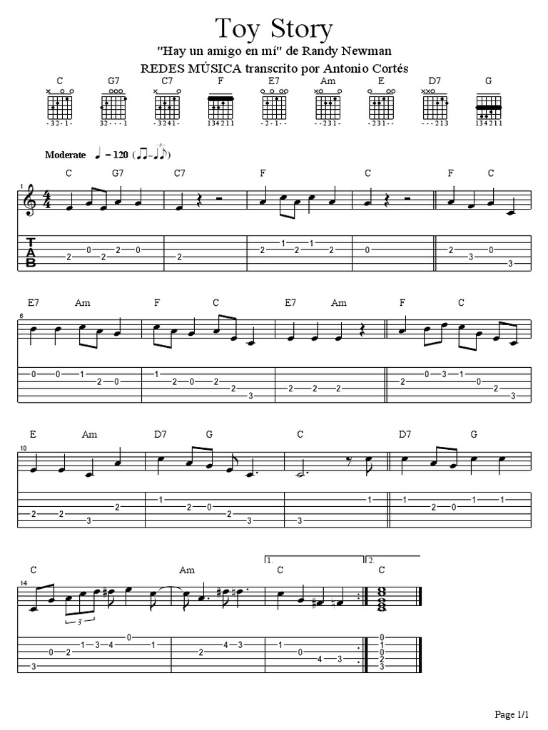 Toy Story | PDF | Canciones escritas | Pixar