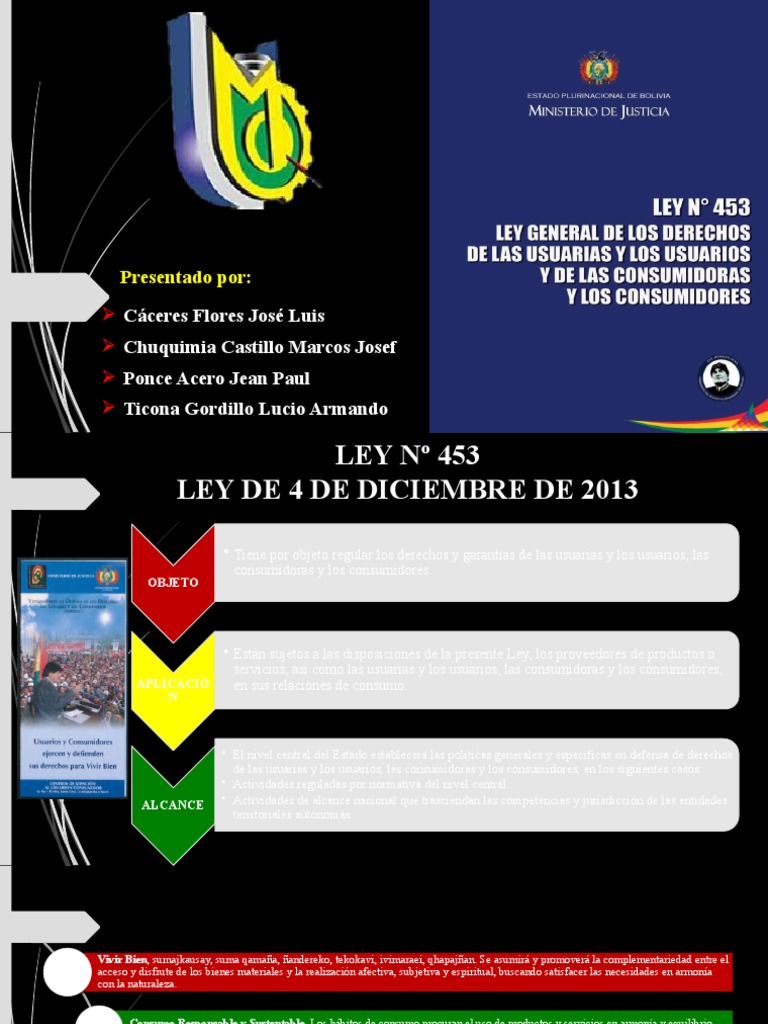 Ley de Los Derechos Del Consumidor BOLIVIA | Descargar gratis PDF | Consumo (economía ...