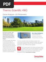Thermo Scientific Model 49i: UV Photometric Ozone Analyzer | PDF ...