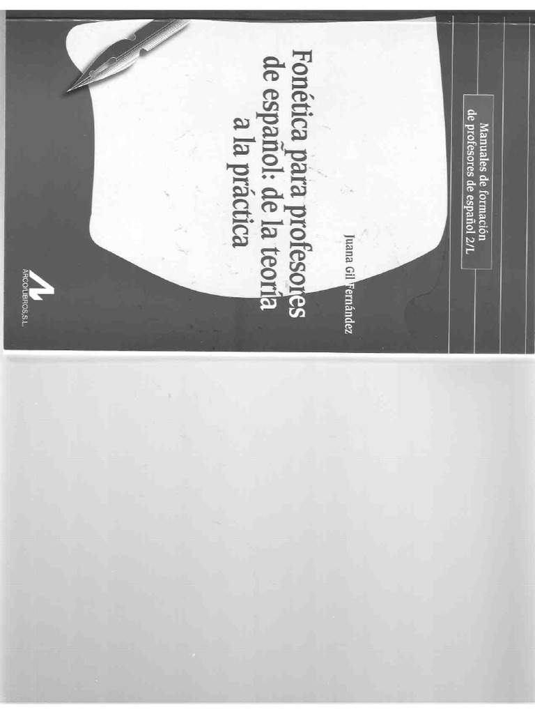 Fonética para Profesores de Español PDF | PDF