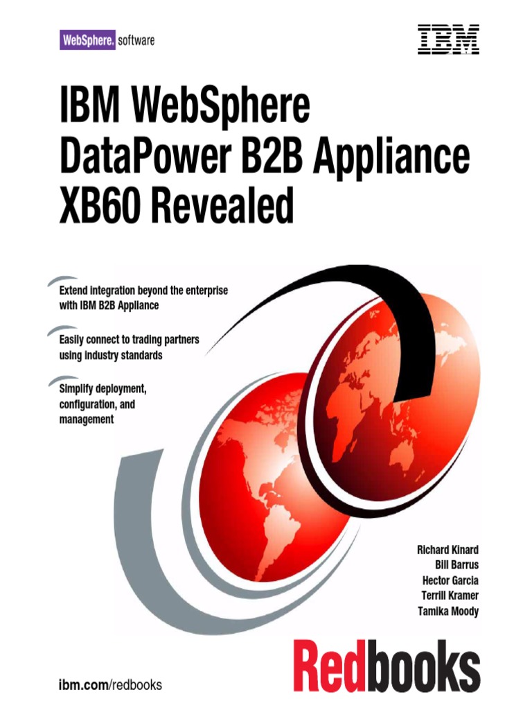 Ibm Websphere Datapower B2B Appliance Xb60 Revealed: Front Cover | PDF ...