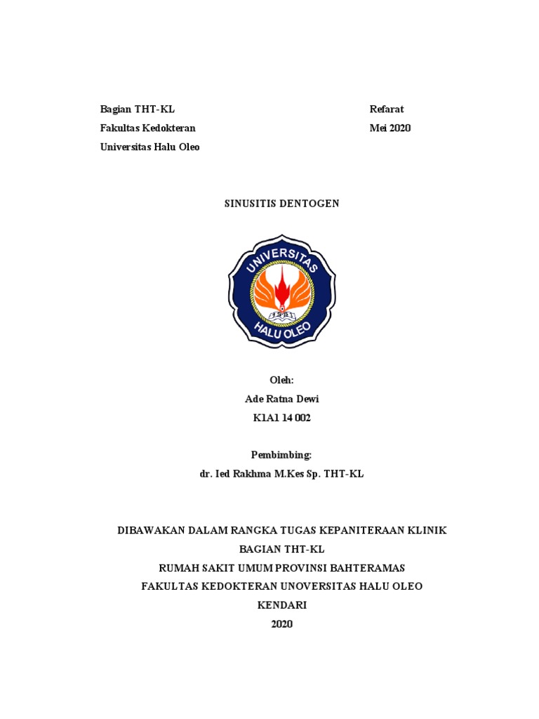 Sinusitis Dentogen | PDF