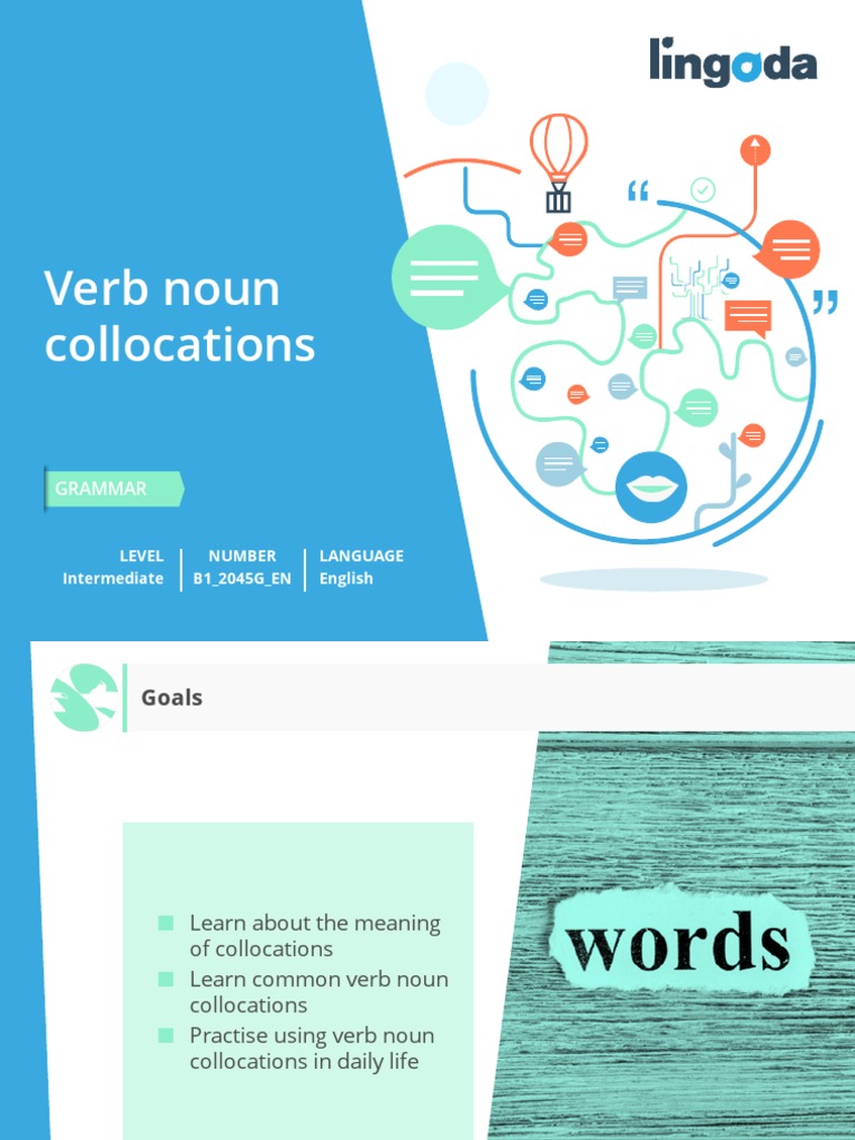Verb Noun Collocations: Grammar | PDF | Meal | Verb