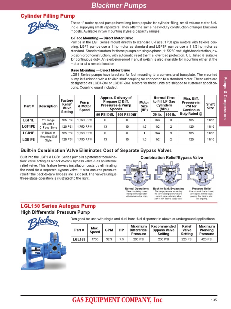 Cylinder Filling Pump: Built-In Combination Valve Eliminates Cost of ...