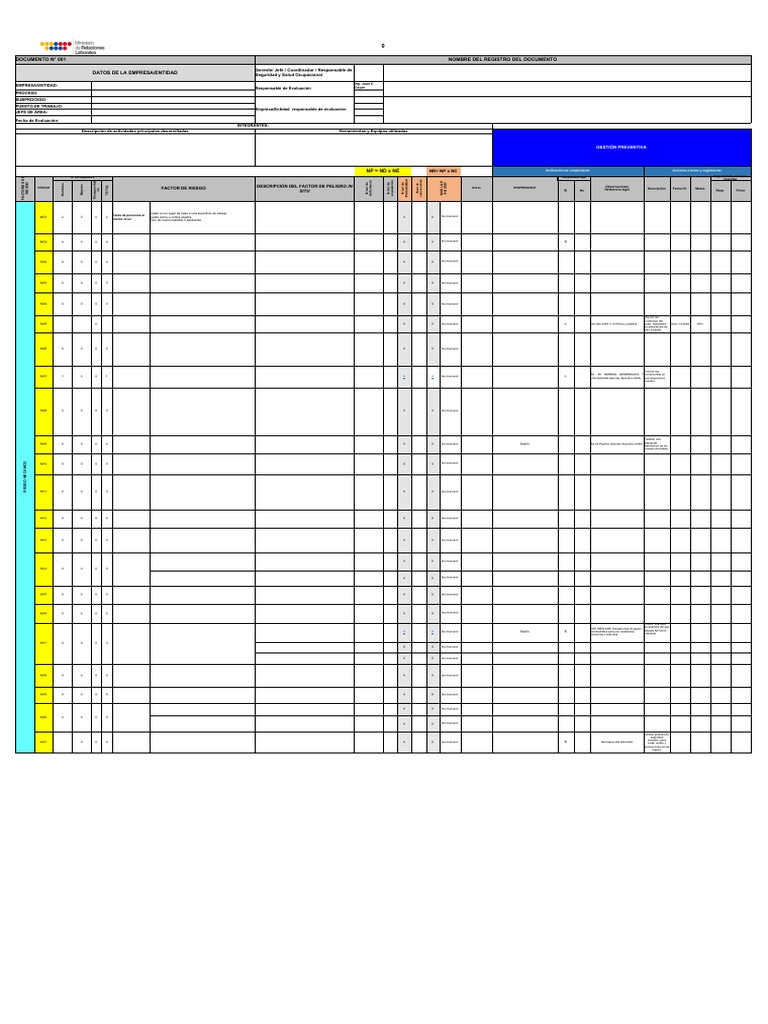 Matriz NTP-330 - Exa | PDF | Business | Bienestar