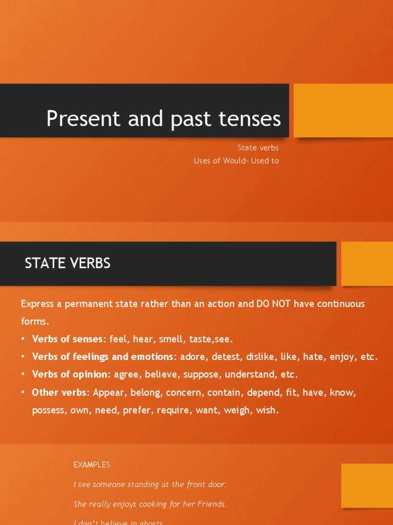 Present and Past Tenses Revision Uses | PDF | Grammatical Tense | Verb