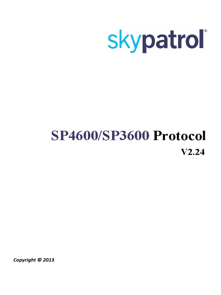 SP4600 - SP3600 Protocol V2.24 PDF | PDF | Analog To Digital Converter ...