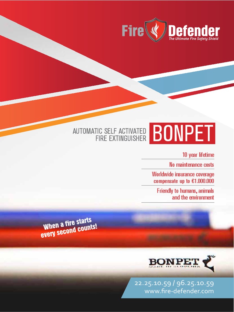 Bonpet: Automatic Self Activated Fire Extinguisher | Download Free PDF ...