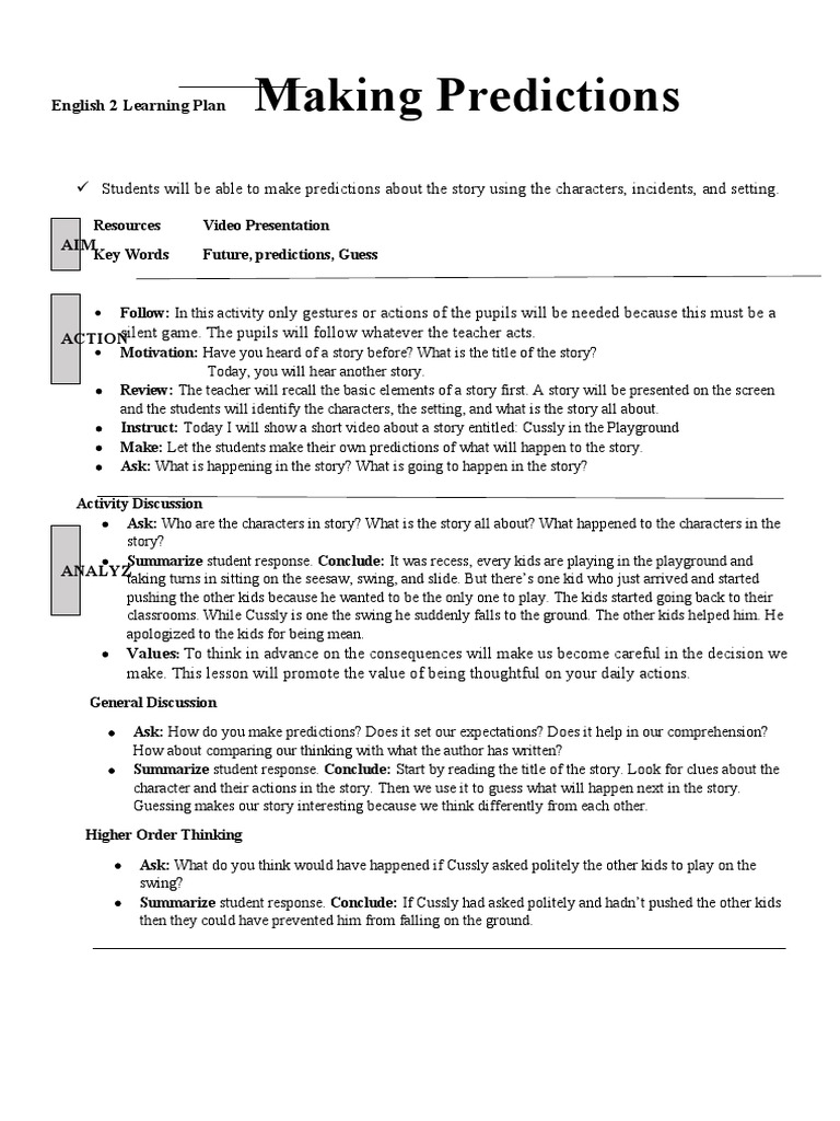 Xseed Lesson Plan | PDF | Reading Comprehension | Applied Psychology