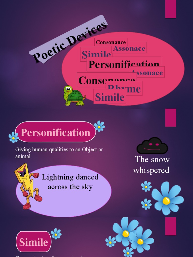 Poetic Devices and Examples | PDF | Rhyme | Poetics