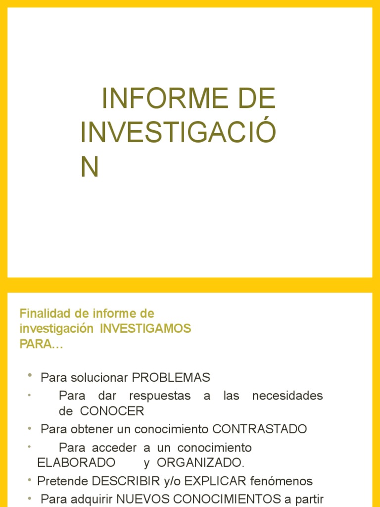 Guía de Informes de Investigación | PDF | Teoría | Interacciones de ...