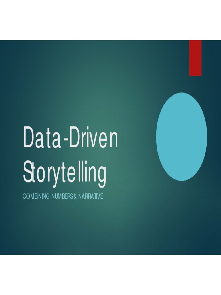Data-Driven Story Telling | PDF | Big Data | Infographics