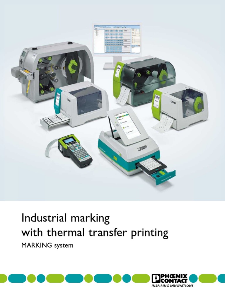 MARKING System - Phoenix Contact | PDF | Printer (Computing) | Bluetooth