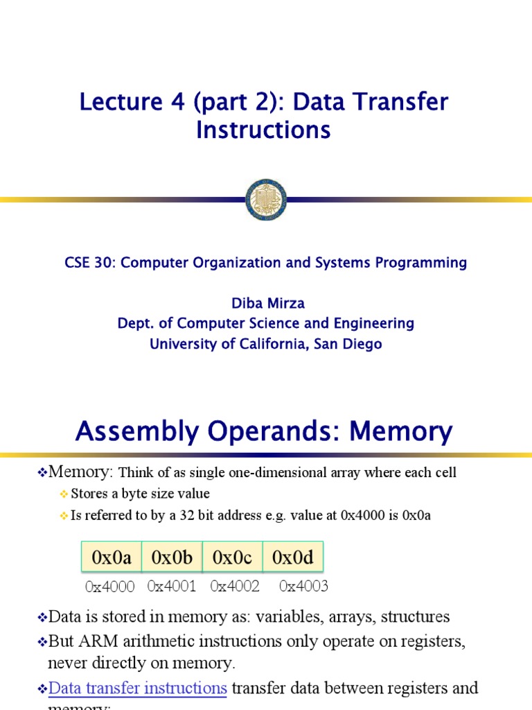 PI CSE30 Lecture 4 Part2 | PDF | Pointer (Computer Programming) | Computer Architecture