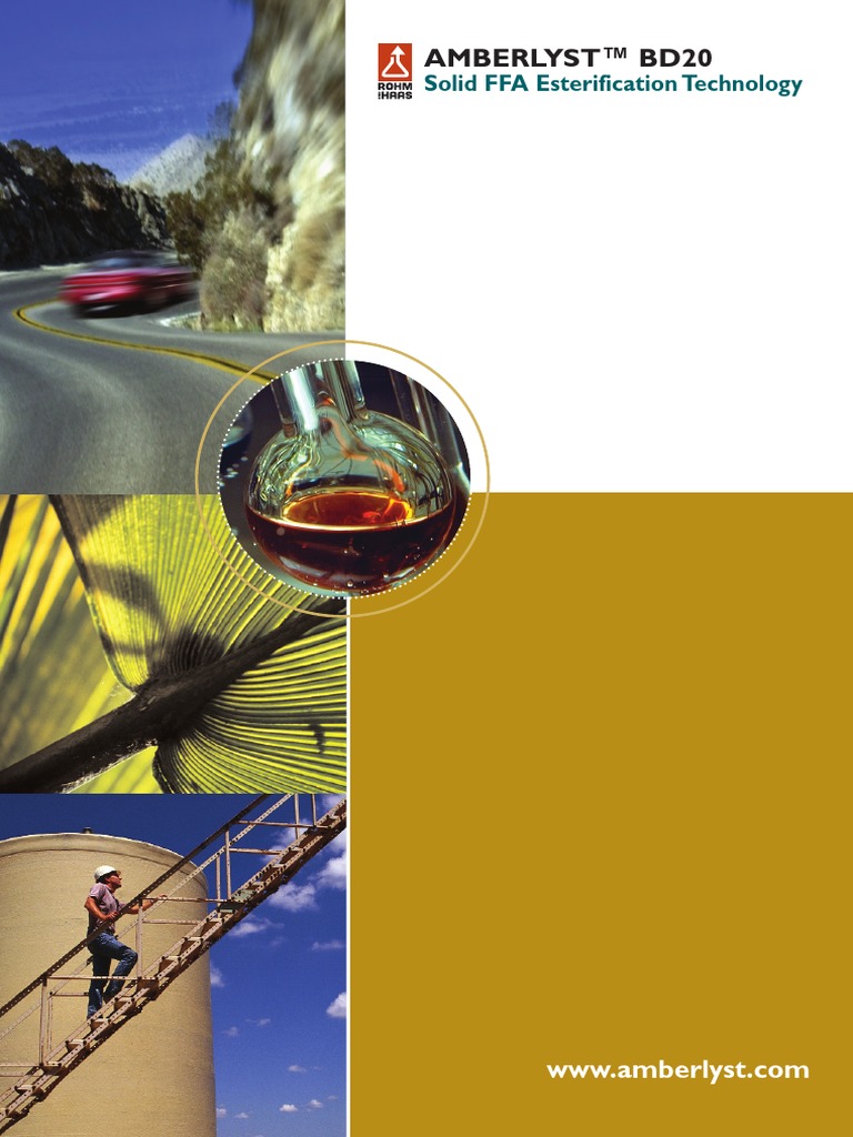 AMBERLYST BD20 Brochure - FINAL - 31102007 | PDF | Biodiesel | Chemical ...