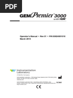 GEM 4000 Operatorguide | PDF | Hemoglobin | Medical Specialties