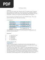 MRCP Part 2 Sample Questions PDF | PDF | Breathing | Medical Specialties