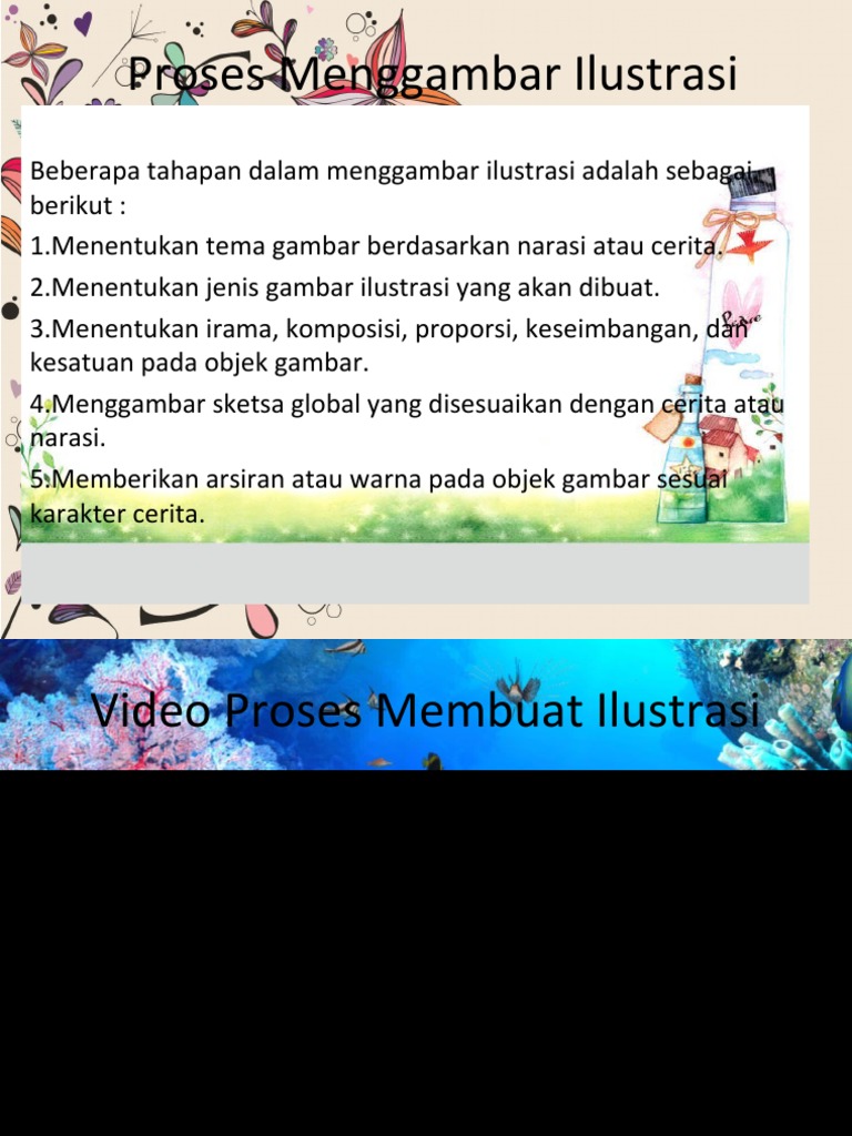 Proses Menggambar Ilustrasi | PDF