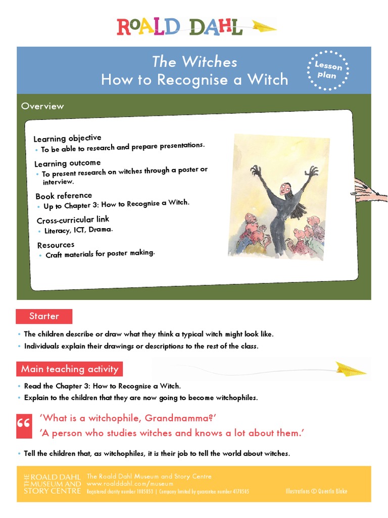 How To Recognise A Witch: The Witches | PDF