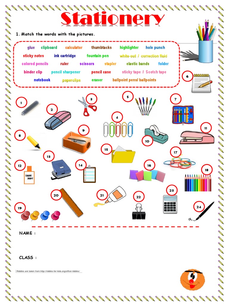 Stationery: Clipboard | PDF | Office Work | Office Equipment