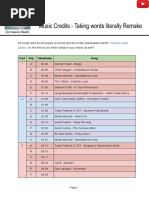 TDS OST Music IDs | PDF