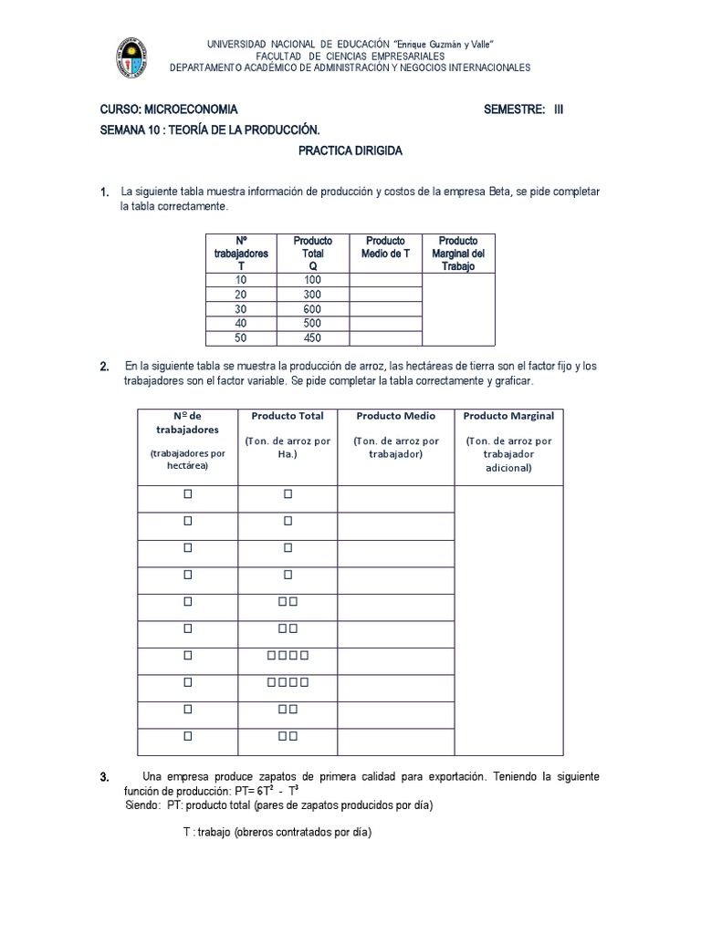 CLASE 10 Ejercicios PMe y PMG | PDF | Business | Economias