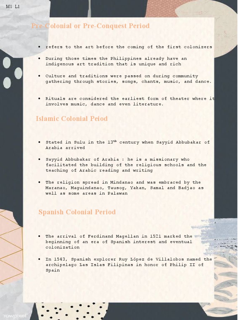 Pre-Colonial or Pre-Conquest Period | PDF | Spanish Empire | Philippines