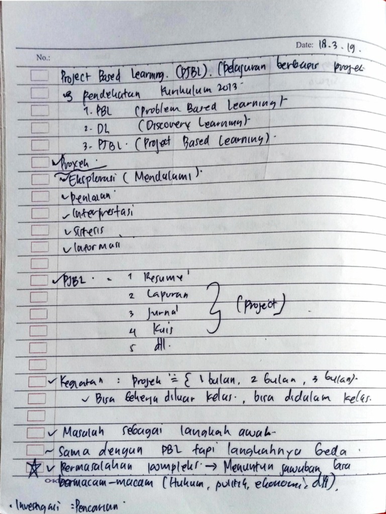 Project Based Learning (PJBL) | PDF