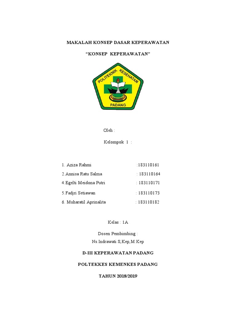 Makalah Konsep Dasar Keperawatan | PDF