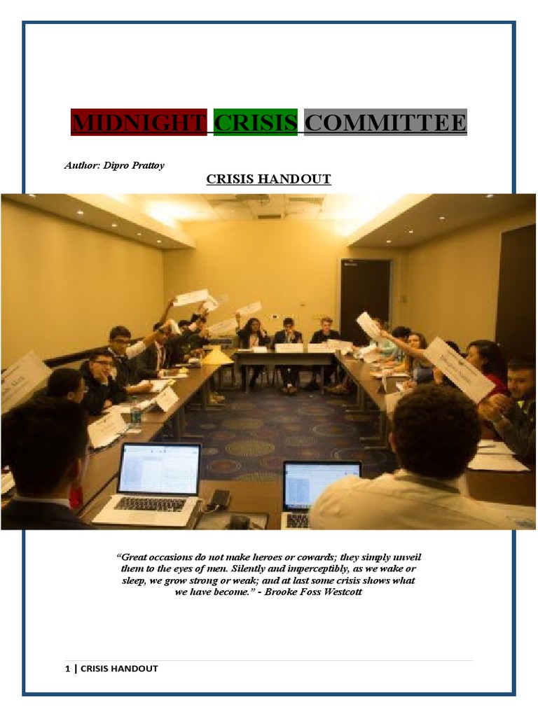 Crisis Handout | Download Free PDF | Simulation | Public Sphere