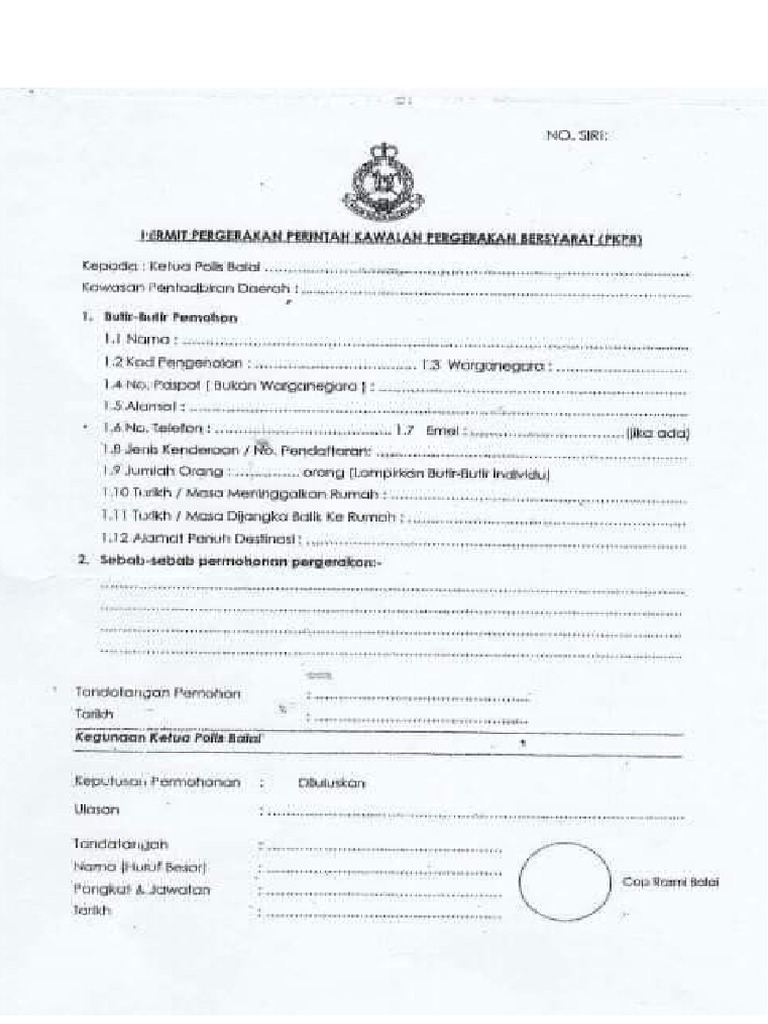 Borang PKPB | PDF