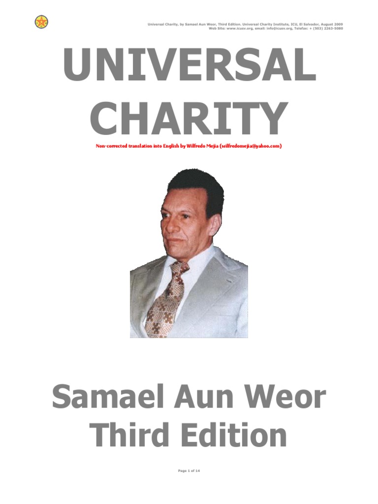 Universal Charity: Samael Aun Weor Third Edition | Download Free PDF ...