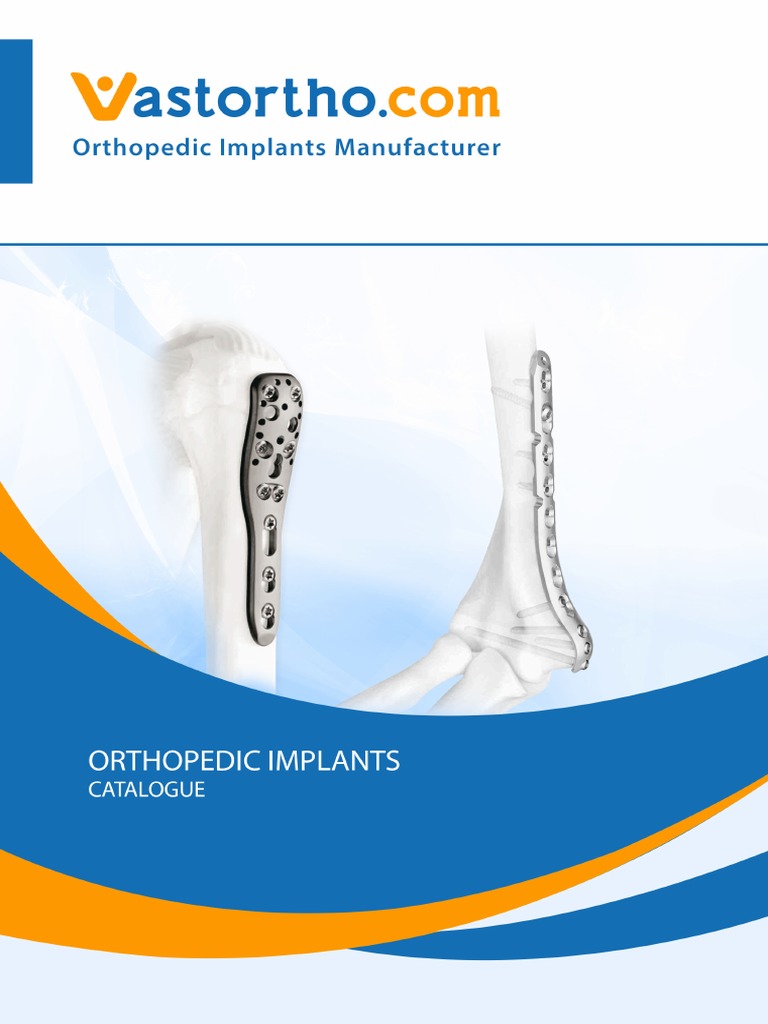 Orthopedic Implants Catalogue Overview | PDF | Skeletal System | Limbs ...