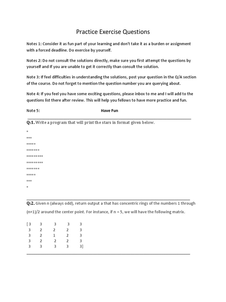 9.1 Practice Exercise Question PDF | PDF | Matlab | Prime Number