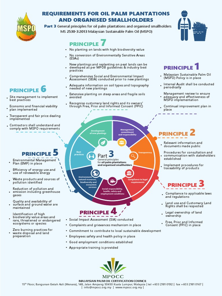 MSPO Principles and Compliance Overview | PDF | Sustainability ...
