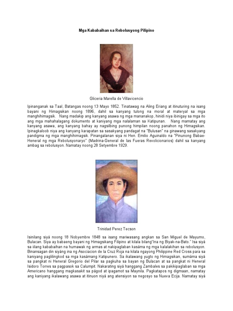 Bayaning Babae Sa Pilipinas Isang Tunay Na Bagong Babaeng Bayani Ng