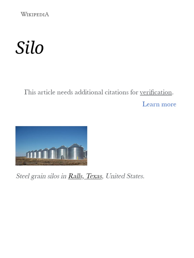 Silo PDF | PDF | Nature