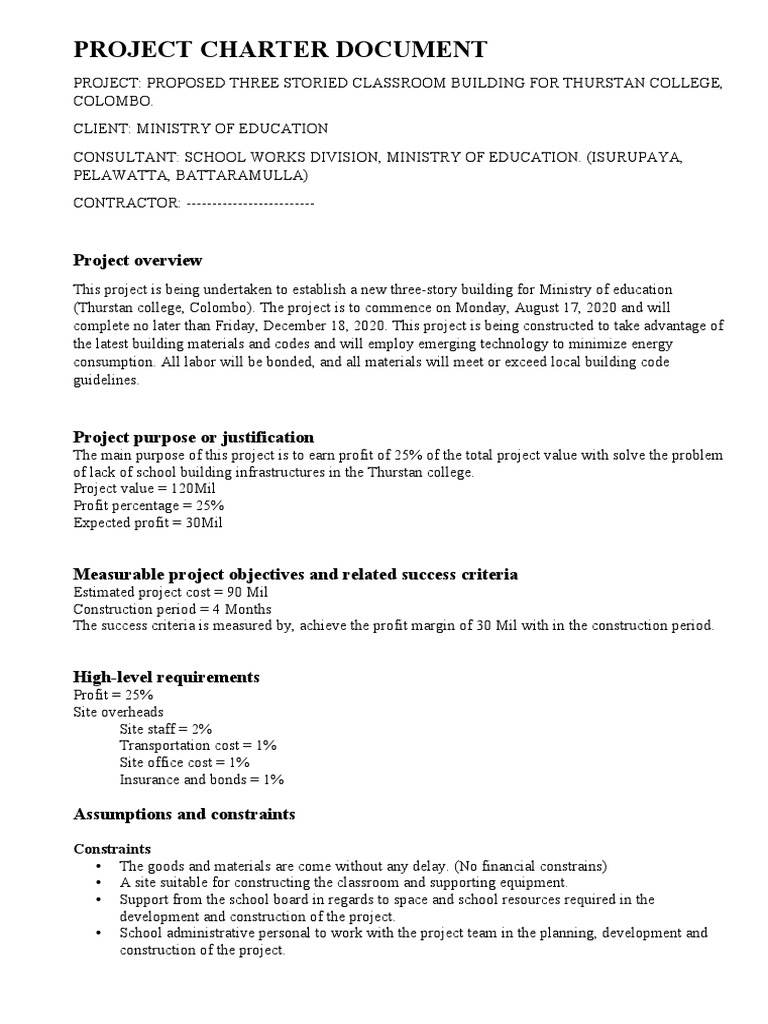Education Infrastructure Project | PDF | Economic Sectors | Economies