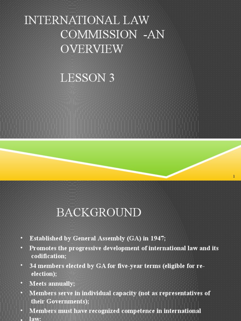 International Law Commission | PDF | International Law | United Nations ...