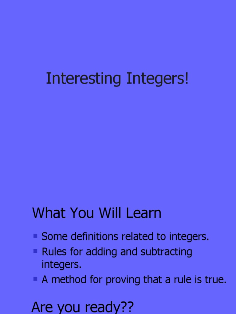 Adding Subtracting Integers | PDF | Numbers | Integer