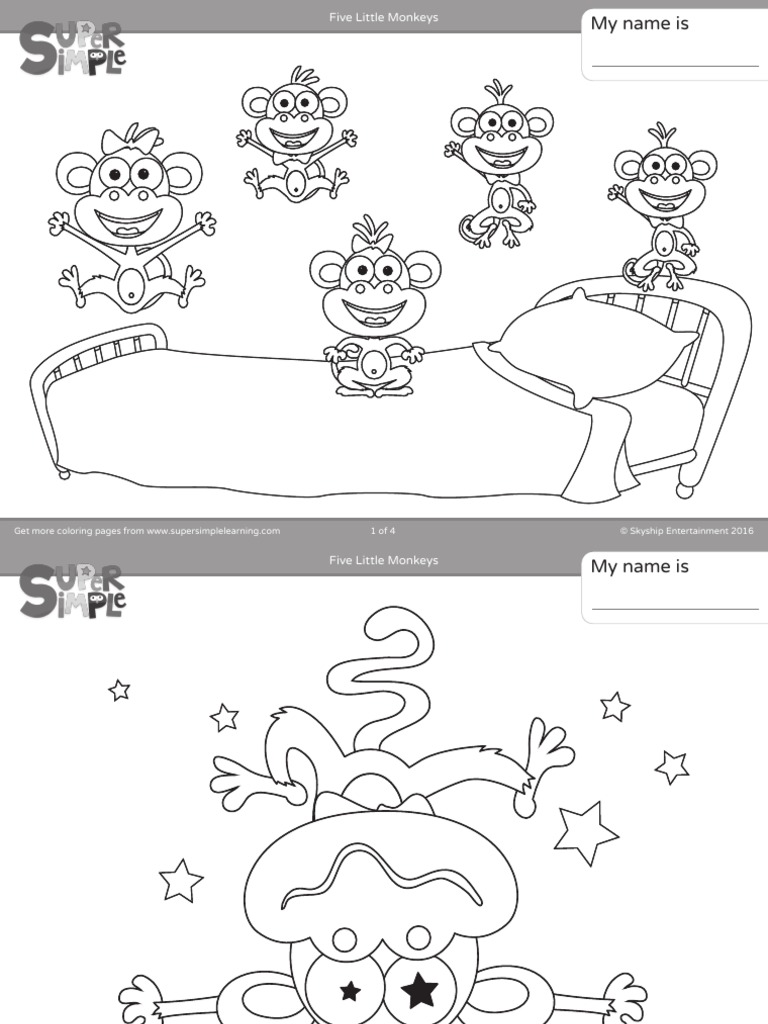 Five Little Monkeys | PDF