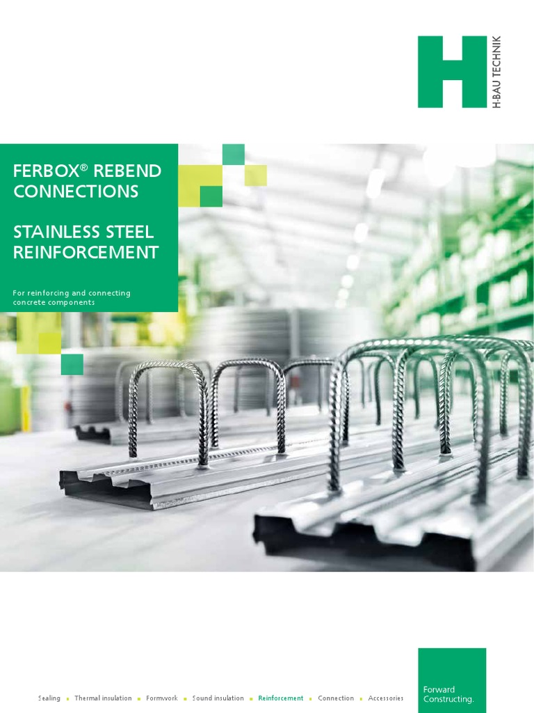 Reinforcement Ferbox Stainless Steel Brochure en | PDF | Concrete ...