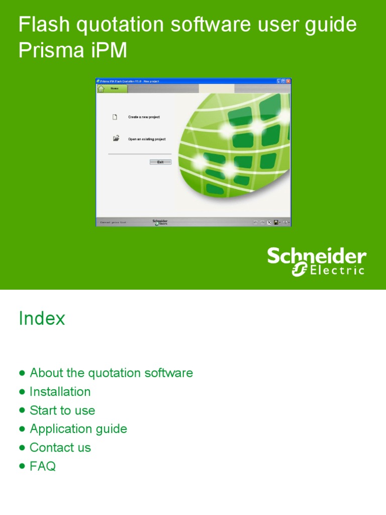 5 - Prisma iPM Flash Quotation User Guide V1.1 | PDF | Computing | Software