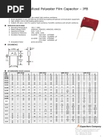 Polyester Capacitor Datasheet | PDF | Capacitor | Quantity
