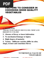 Tle 10 2ND Quarter Reviewer Material | PDF | Cooking | Vegetables