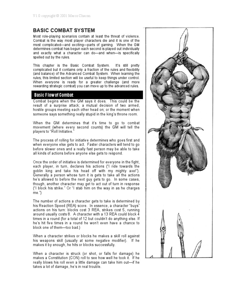 BasicBook3v1 0 | PDF | Sword | Grappling