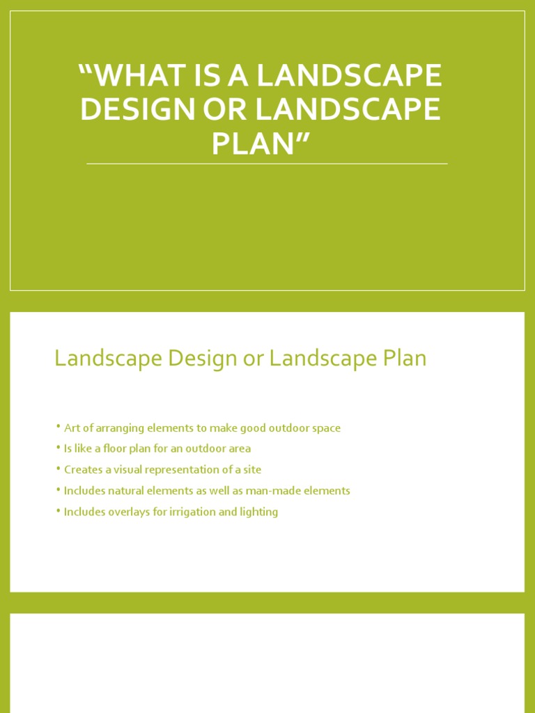 Understanding Landscape Design: A Guide to Creating Plans for Outdoor ...